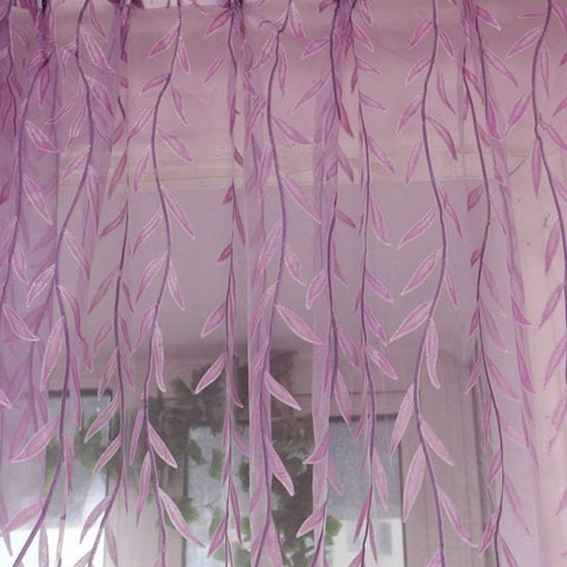 Buy New Chic Room Willow Pattern Voile Window Curtain 1M wide*2M High ...