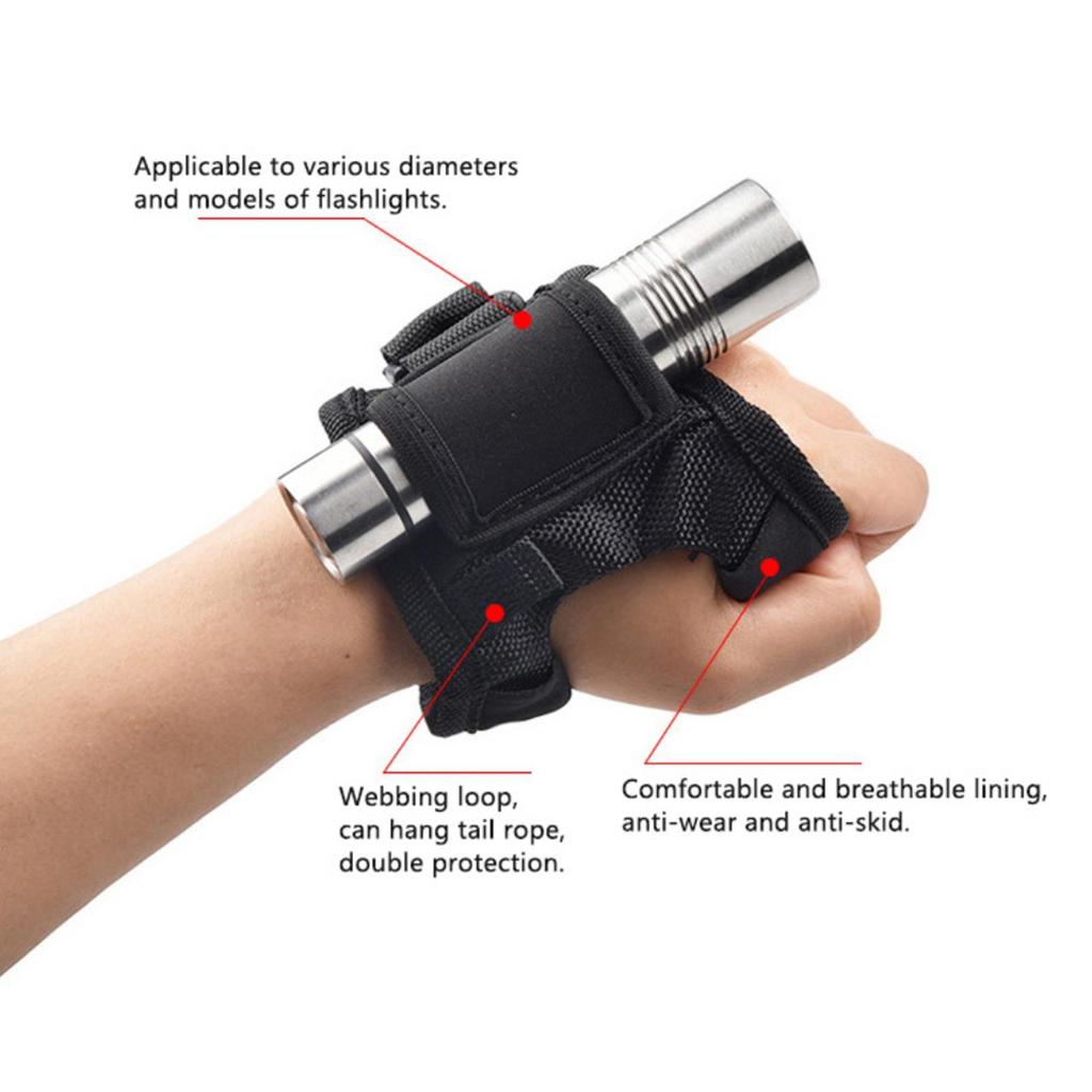 Diving Flashlight Glove|Durable and Flexible Hands-Free Torch Holder ...