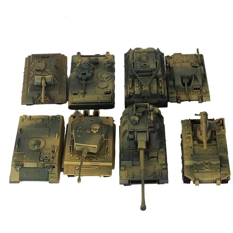 Buy 1pcs Random Tank Model Plastic Assemble Tank Kits World War Ii ...