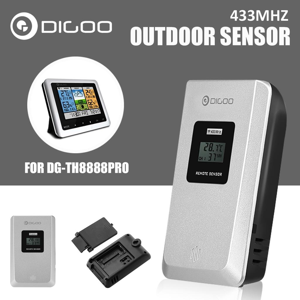 Buy Digoo DG-TH8888Pro Color USB Weather Station With1/2/3 Outdoor ...