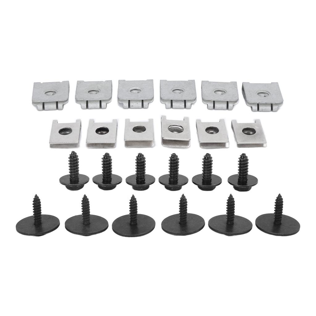 Buy Engine Undertray Clips Screws Set Metal Replacement for Mercedes ...