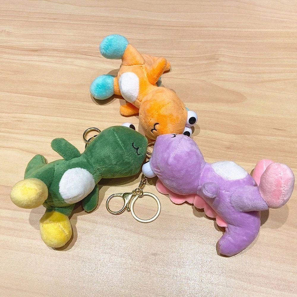 Animals Soft Toy Car Key Ring Backpack Pendant Plush Keyring Stuffed ...