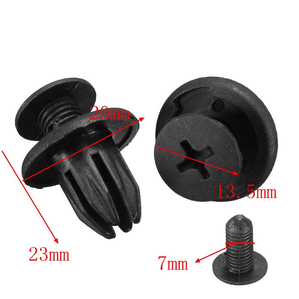 Buy 10Pcs 2 Front Radiator Grille Plastic Clips For Land Rover ...