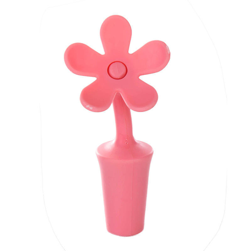 Buy Lovely Silicone Flower Bottle Stopper at affordable prices — free ...