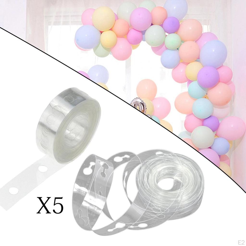 Buy 5 Roll Balloon Chain Strip Meters Arch Connect for Baby Shower ...