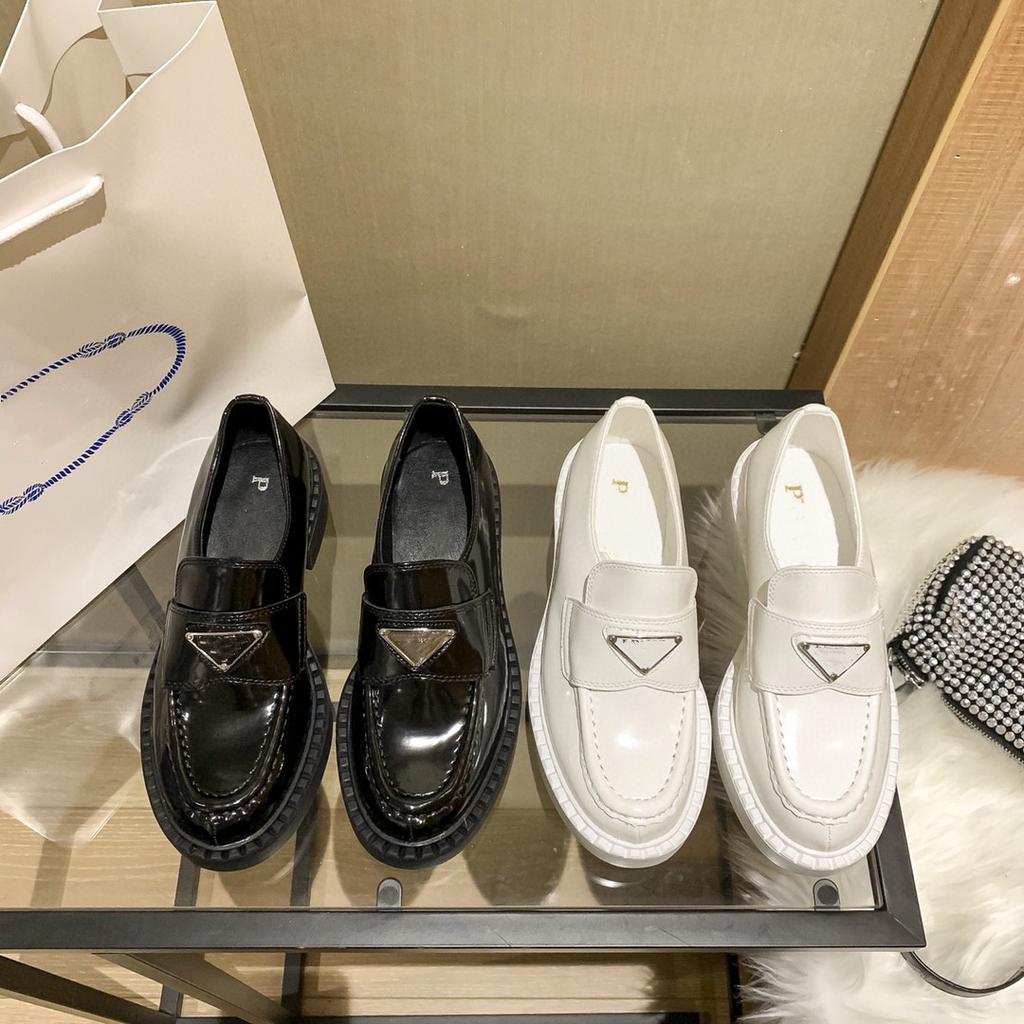 Buy Women's Small Leather Shoes with Thick Autumn Bottom Increased ...