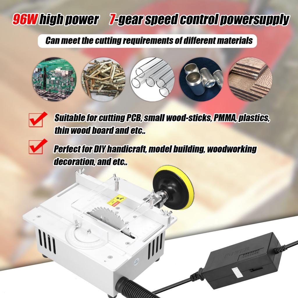 T1 Mini Multifunctional Table-Saw Electric Desktop Saws Small Household ...