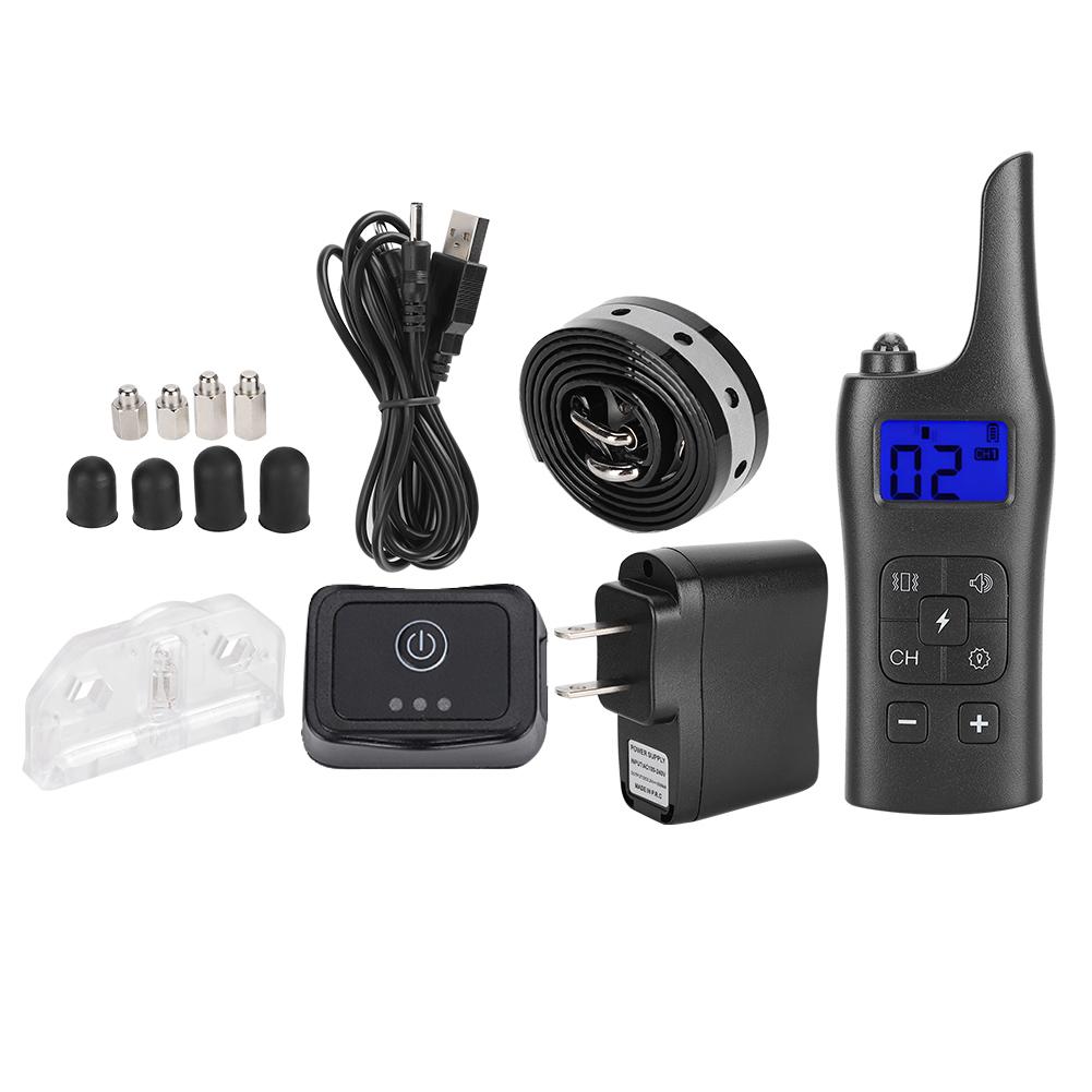 Buy Barking Control Training Collar Large Dog Bark Stopper US Plug 100 ...