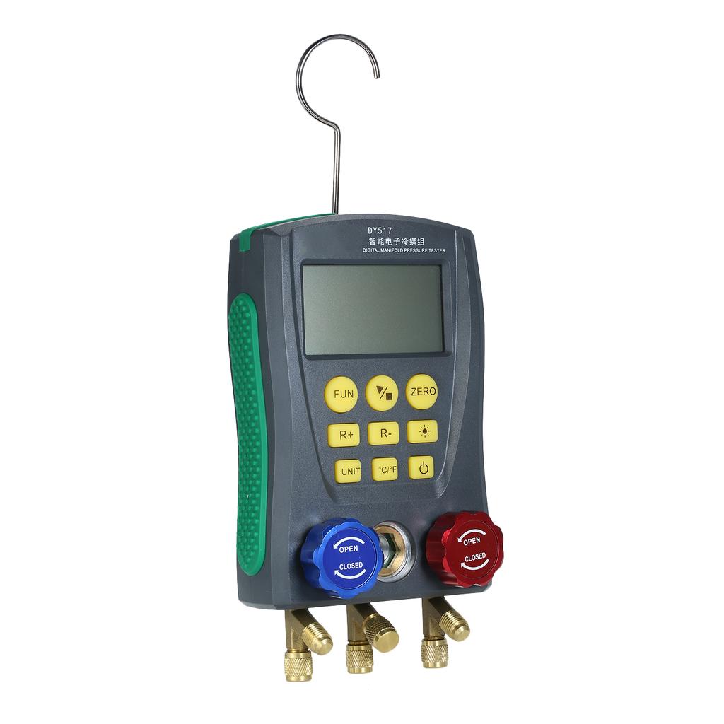 Cheap DY517 Refrigeration Digital Manifold Kit with 2pcs Clamp Probes ...