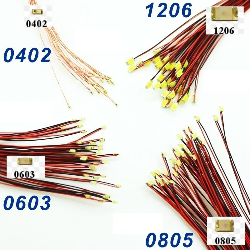 Buy 10PCS Prewired SMD LED Soldered Nano Chip LEDs Light Train Scale ...