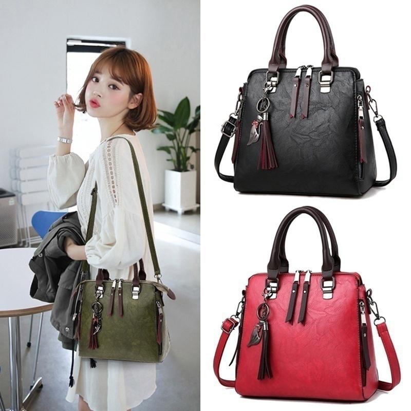 Buy Women Fashion Handbag Lady Crossbody Bag Elegant Pu Leather One ...