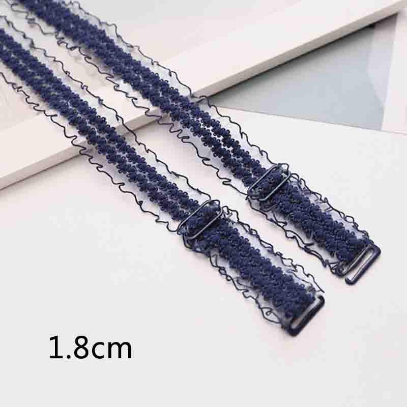 Buy 1Pair Women Lace Bra Strap Lingerie Transparent Shoulder Strap ...