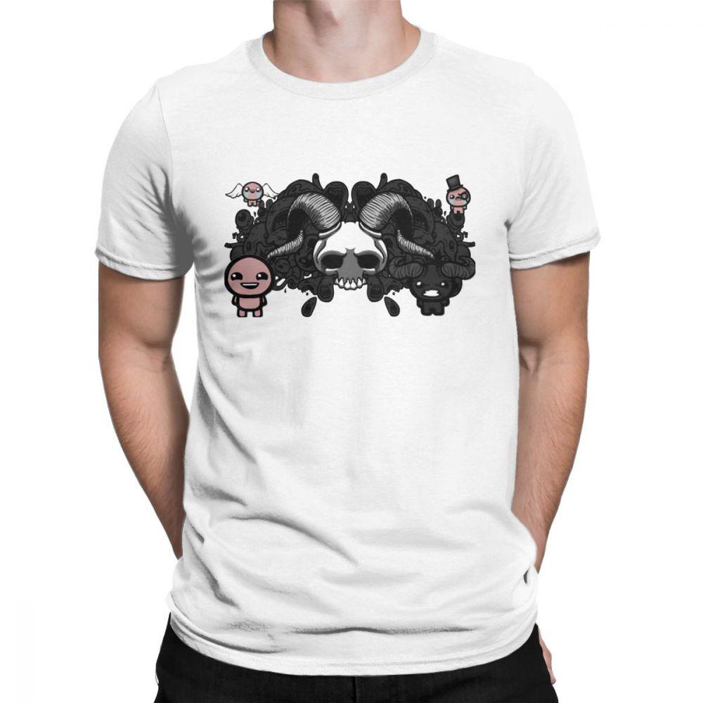 Buy The Binding Of Isaac T Shirts For Men Pure Cotton Vintage T -Shirt ...