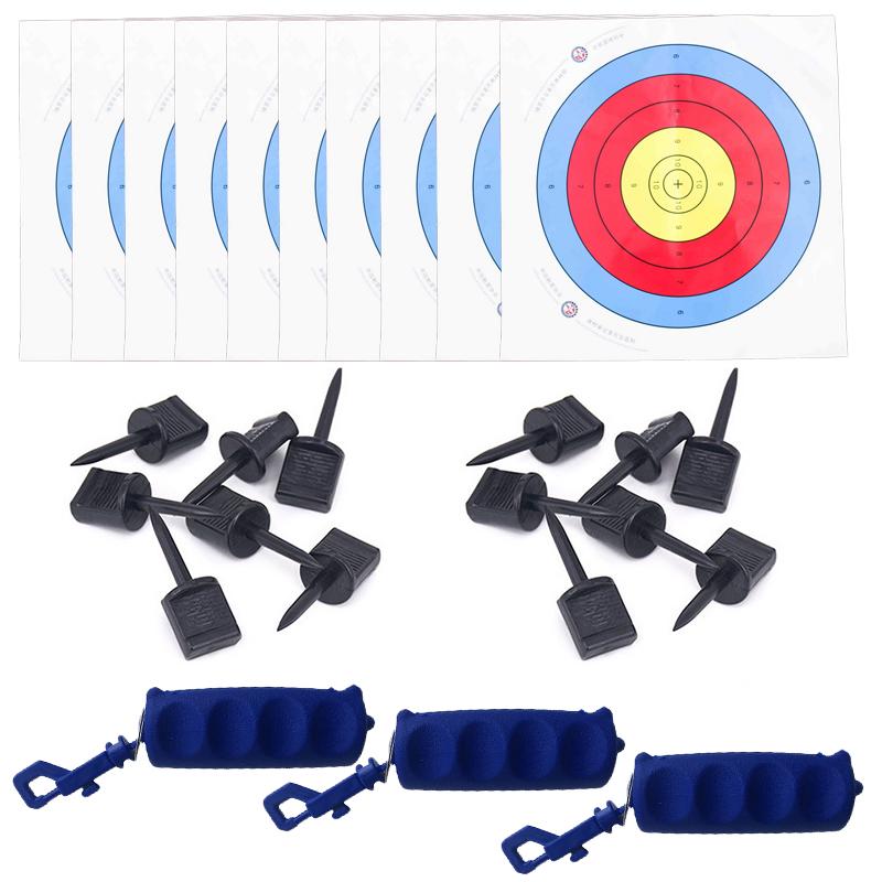 Buy 40*40CM Archery Targets Paper Face Nails Arrow Bow Outdoor Practice ...