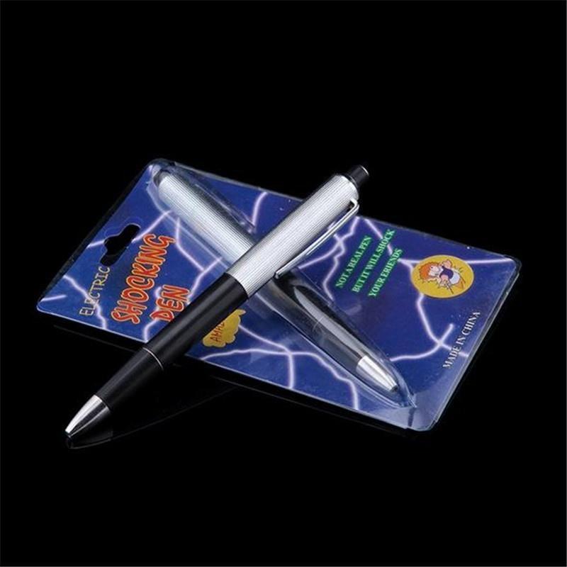 Buy 3pcs Electric Shock Pen Promotional Fancy Ball Point Pen Shocking ...