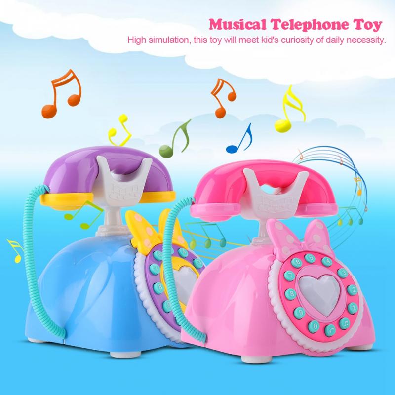 Buy Simulation Bilingual Musical Telephone Baby Children Educational ...
