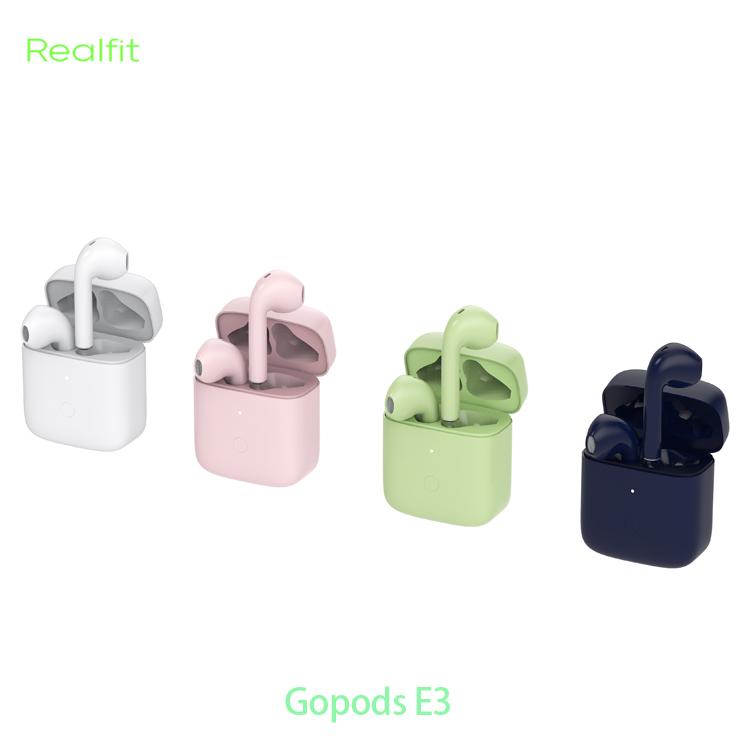 Buy Gopods E3 RT01 Realfit Earphone Wireless BT 5.0 Touch Control ...