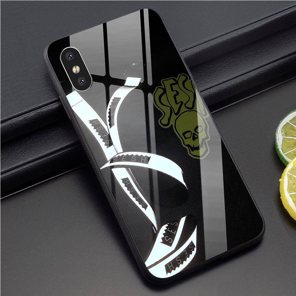 Sesh Bones Rapper Glass phone case for Xiaomi Mi A2 A1 8 Lite 9 F1 ...