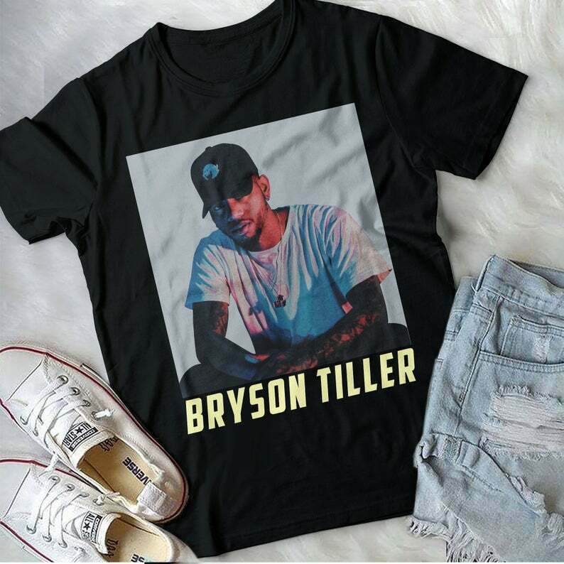 Satın alın A11280 Bryson Tiller Rnb Rap Hip Hop 90S Leisure Men Black ...
