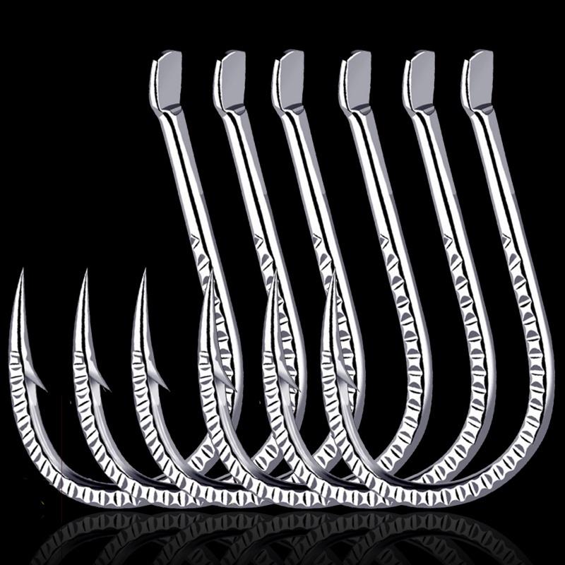 10pcs Titanium Alloy Fishing Hooks Fishhook Barbed Carp Fishing Hooks ...
