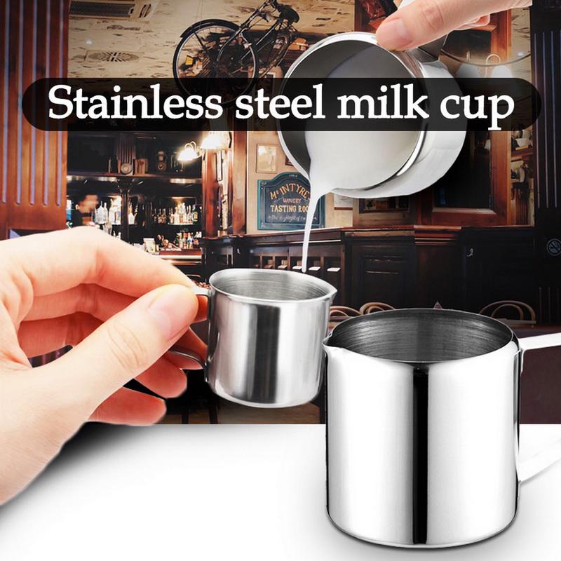 Fashion Condensed Milk Cup Coffee Milk Jug Cup Stainless Steel Creamer ...