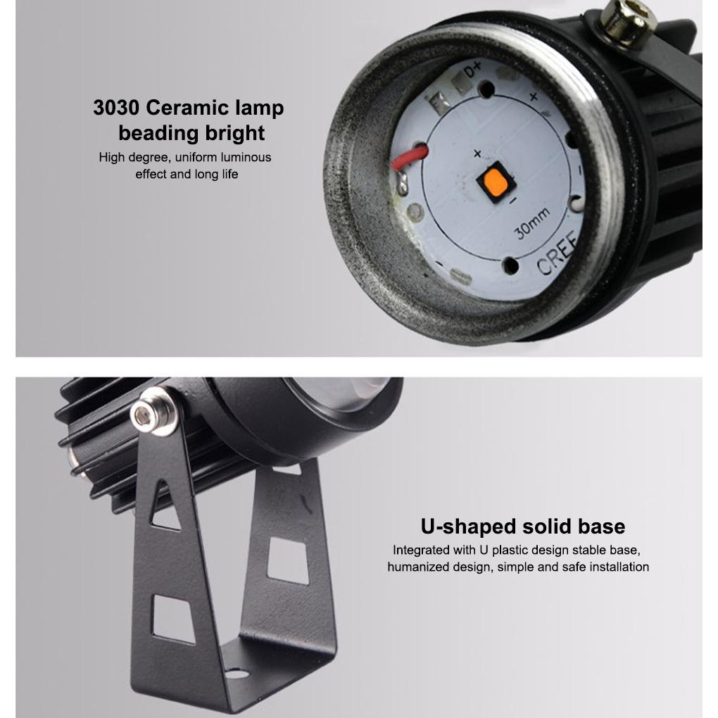 💰Kjøp Wall LED Spotlight 250LM IP65 Waterproof Weatherproof Landscape ...