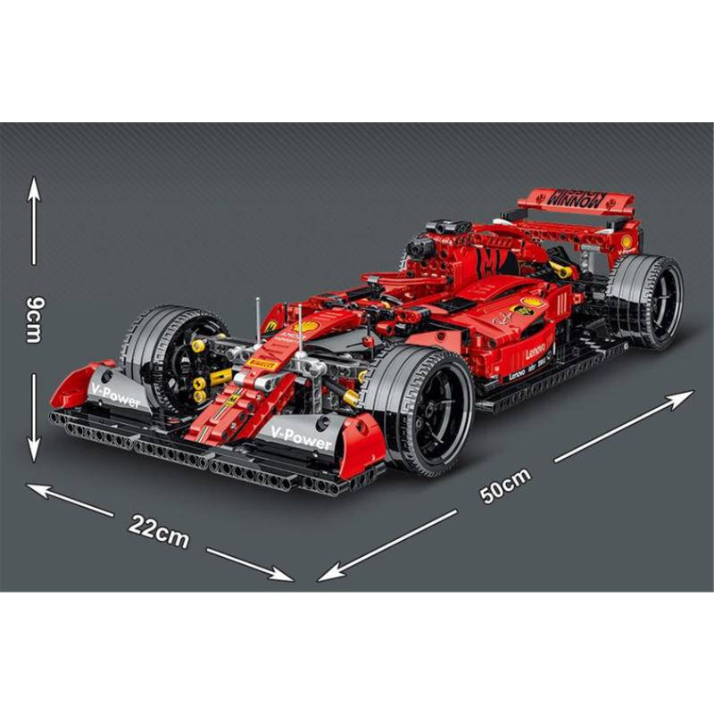 Buy Red F1 Car Baby Kids Gifts Toys Hobbies for Kids DIY Assembly ...