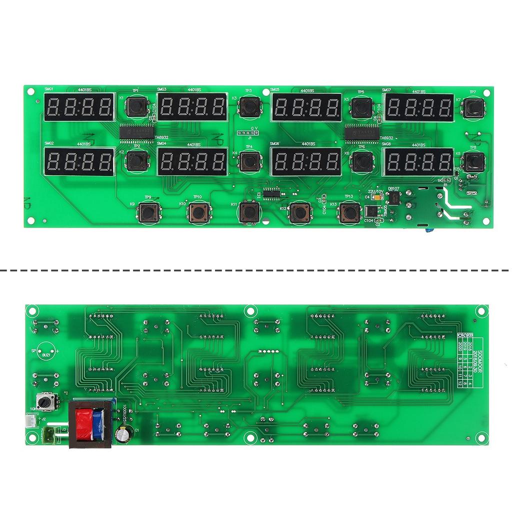 Buy Motherboard For 8 Channel LED Digital Timer CAL-8B Burger Basket ...