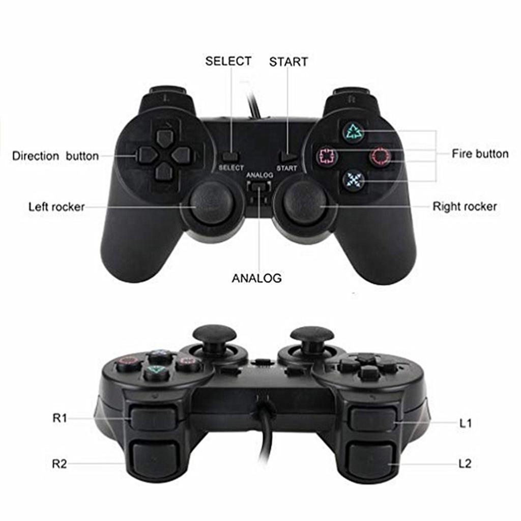 Buy R-may Wired Gamepad for Sony PS2 Controller Joystick for ...