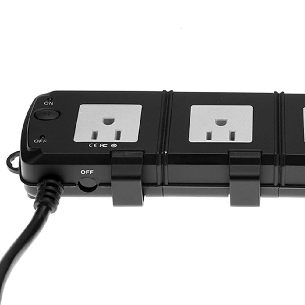 Buy 4 Outlet Infrared Remote Control Smart AC Power Socket Adapter US ...
