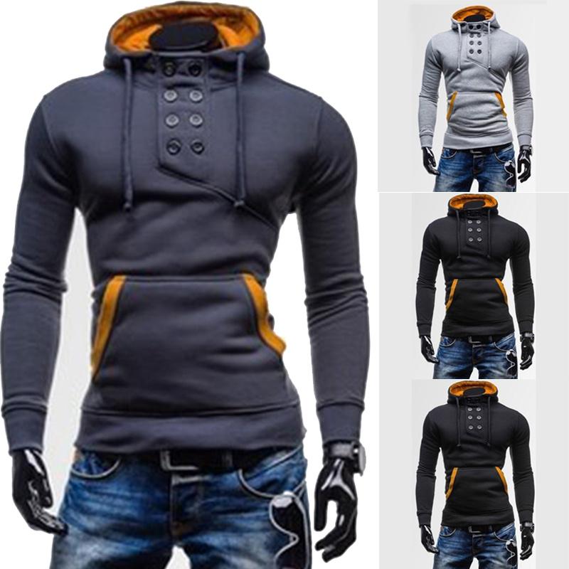 Buy Men Fashion Autumn And Winter Hoodie at affordable prices — free ...