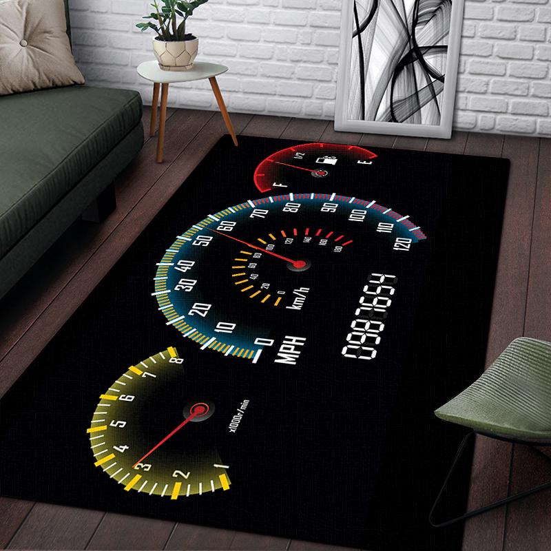 Cheap Racing Dashboard Cool Pattern Decorative Square Rug Modern House ...