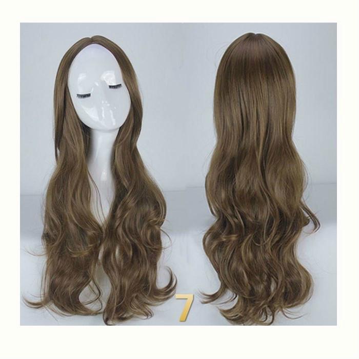 Buy Women Full Curly Wavy Wig Long Fanny Cosplay Party Heat Resistant ...