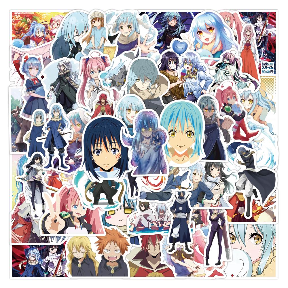 Buy 50pcs Kids Stickers That Time I Got Reincarnated As A Slime Anime ...