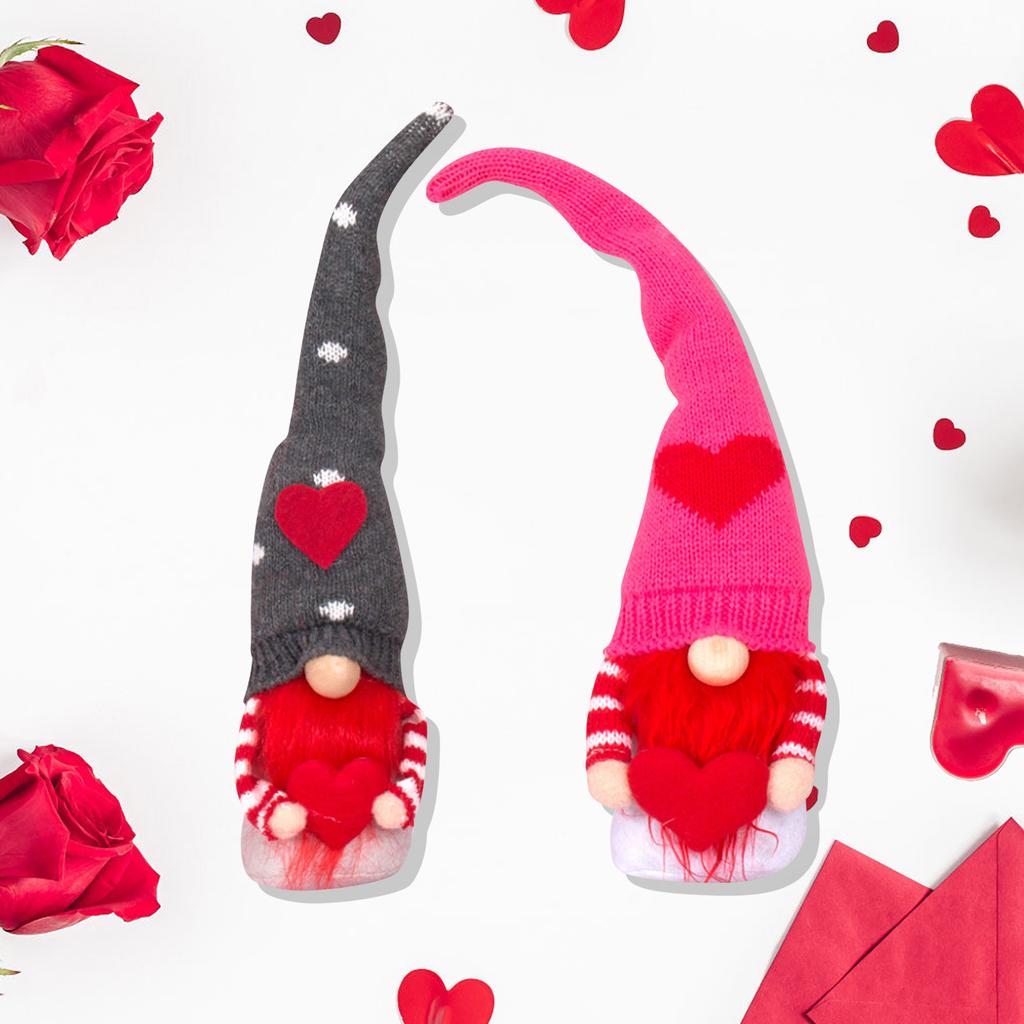 Buy Valentine's Day Decoration Ornaments Love Faceless Dwarf Doll Doll ...