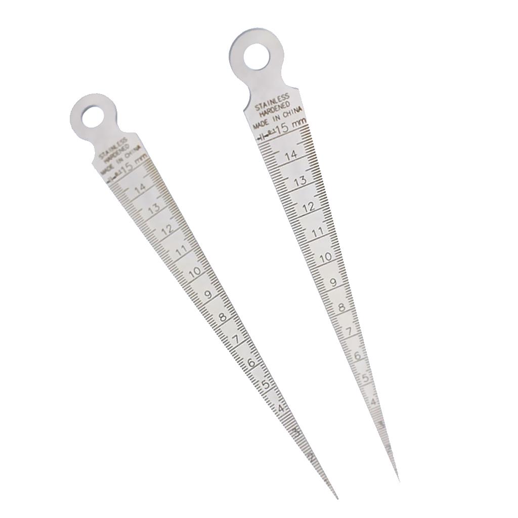 Buy 1.3mm Thickness Hole Inspection Taper Gauge Welding Gage Meaure ...