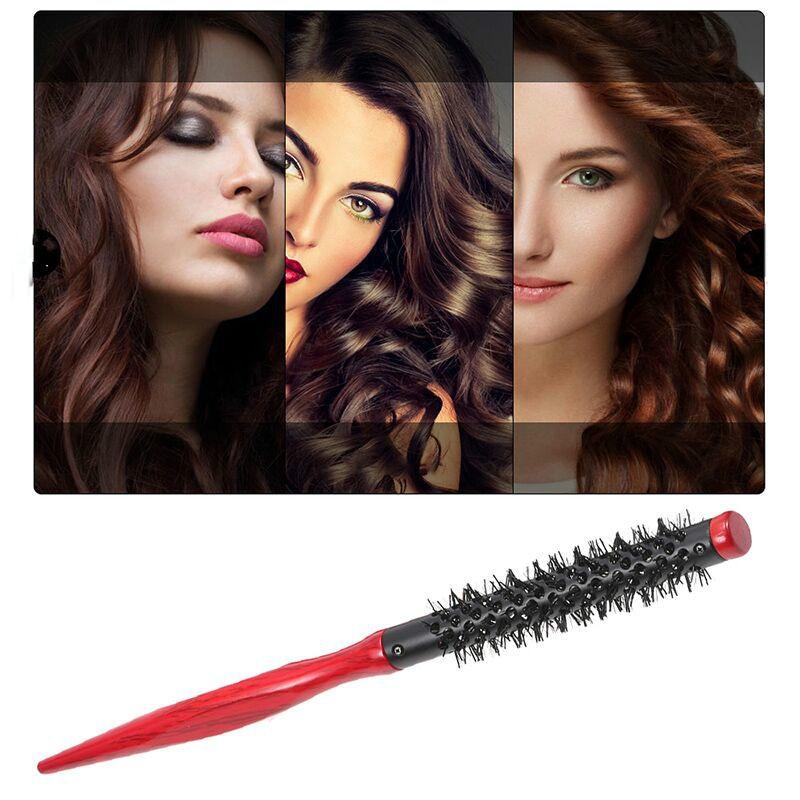 Cylinder Rolling Comb Sharp Tail Massage Comb DIY Haircut Modeling Tool ...