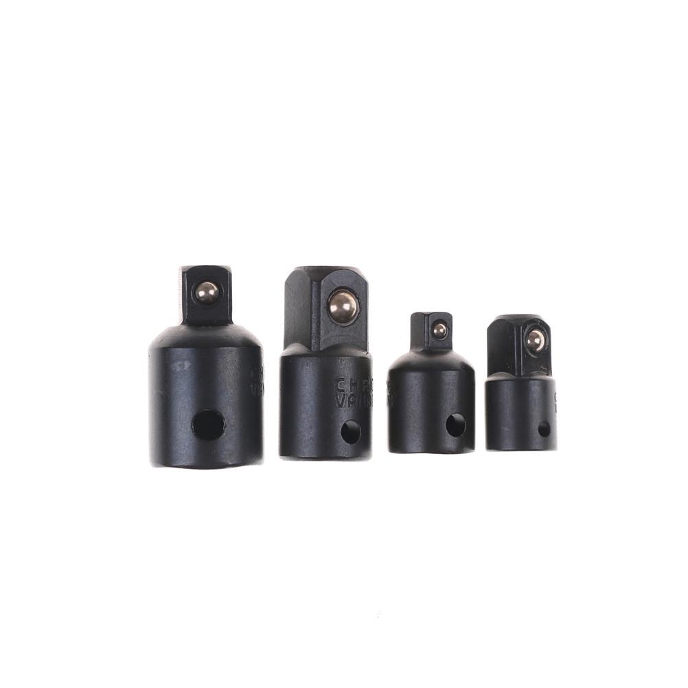 4PC 1/4" 3/8" 1/2"Ratchet Socket Adapter Reducer Converter Set Air ...