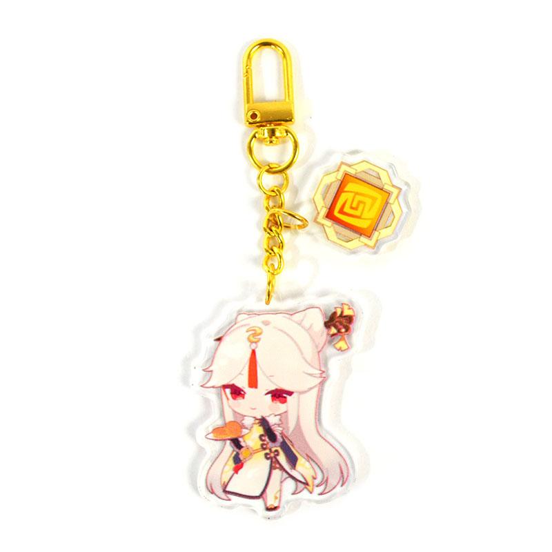 Buy Genshin Impact Acrylic Keychain Gorou Kaedehara Kazuha Raiden ...