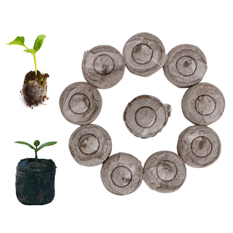Buy Nursery Block Peat Pellets Garden Flowers Planting Green Thumb ...