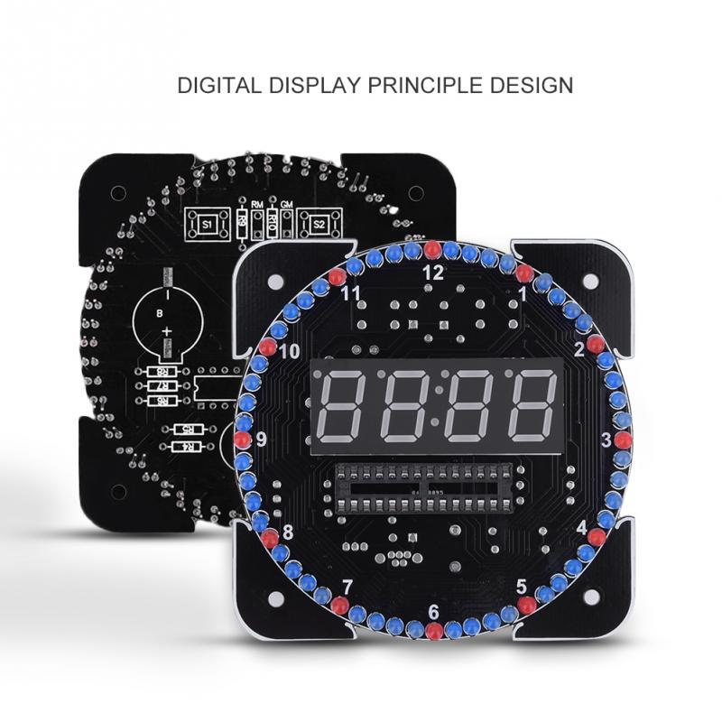 DIY Multi-Function Light Control Rotation Digital LED Electronic ...