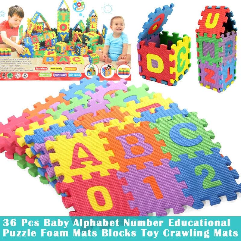 Cheap 36 Pcs Alphabet Numbers Eva Play Mat Baby Crawling Mat Room Abc ...