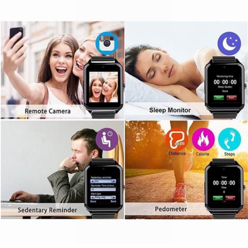 Buy Bluetooth Smart Watch Men Women Wrist Smartwatch Support SIM TF ...