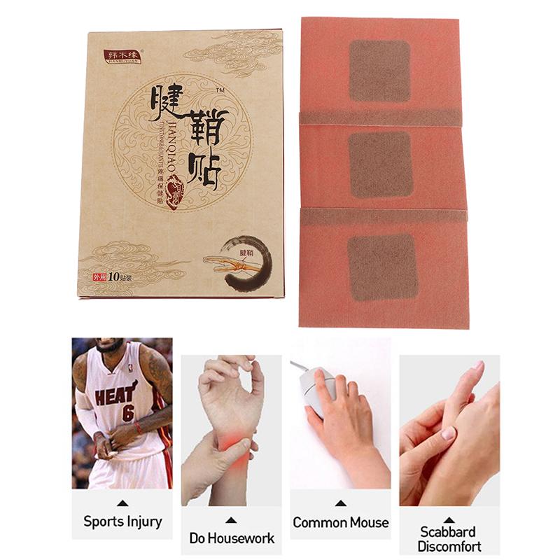 10Pcs Tendon Sheath Patches Tenosynovitis Arthritis Wrist Thumb Finger ...