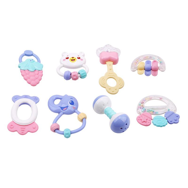 Buy Fashion Household Baby Rattles Toy Teether Music Hand Shaking Bed ...