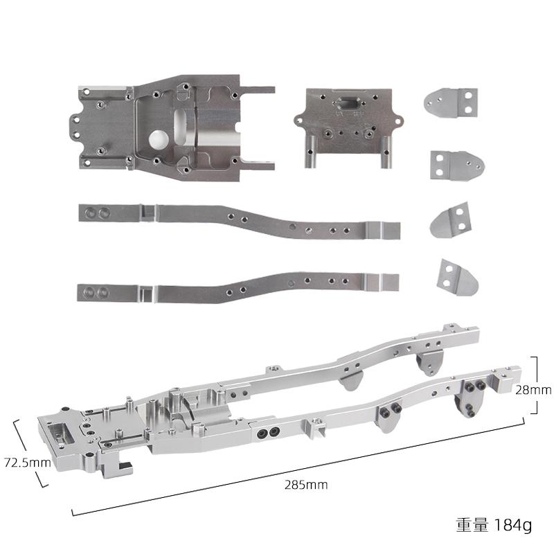 Buy Car Chassis Frame Full Metal Remote Control Car Diy Modified For ...