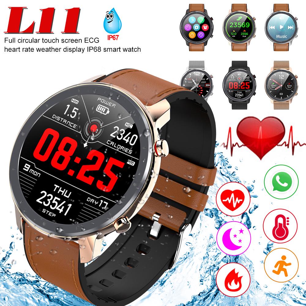 Buy L11 Smart Watch Men Heart Rate Blood Pressure Monitor IP68 ...