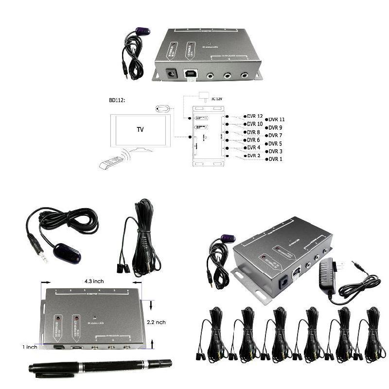 Buy Repeater with System IR Head Infrared Remote Emitter Extender ...