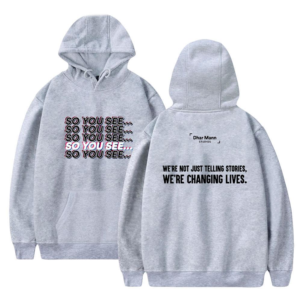 Buy Dhar Mann So You See Tri Color Merch Hoodie Sweatshirts Unisex ...