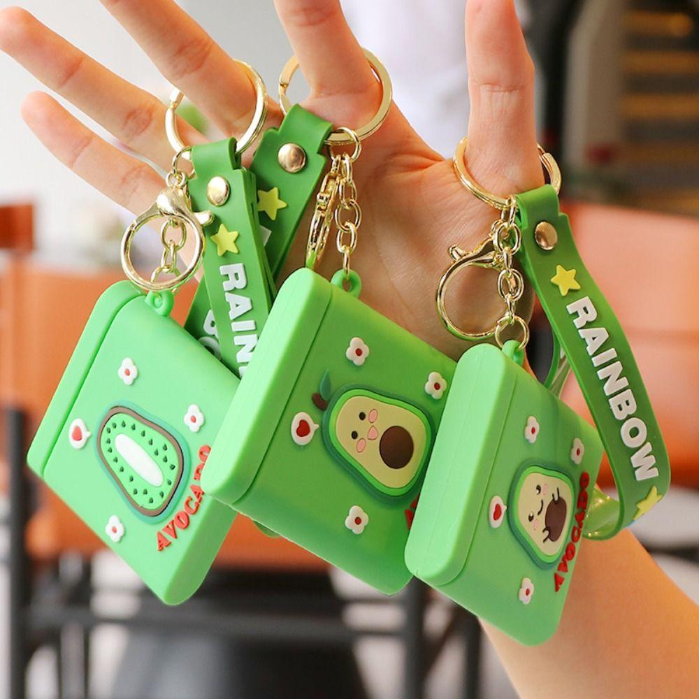 Buy Charm Kiwi Car Key Holder Bag Ornament Mobile Phone Holder Key Ring ...